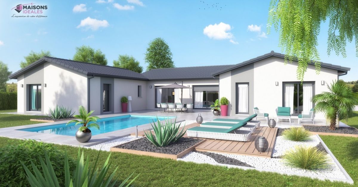 MAISONS PLAIN PIED CONTEMPORAINE 150 M Maisons Id ales maisons-plain-pied-contemporaine-150-m-maisons-id-ales