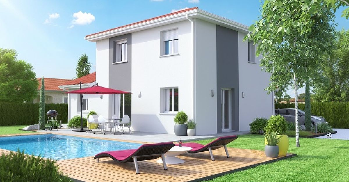 Maison à étage, 107m² habitable 23m² de garage | Maisons Idéales